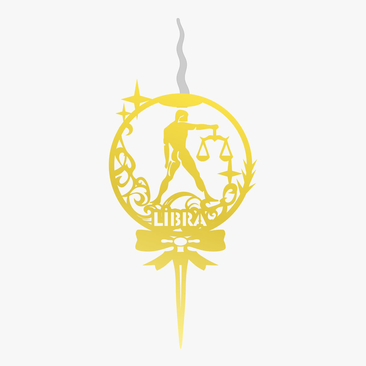 Libra Food Safe Cake Topper Birthday Candles