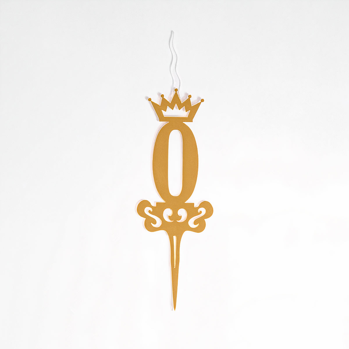 Number 0 Cake Topper - Buy Birthday Candle Number 0 – Food Safe Cake Topper
